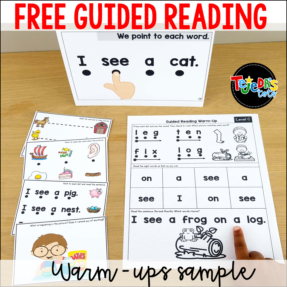 Guided Reading Warm-ups Freebie