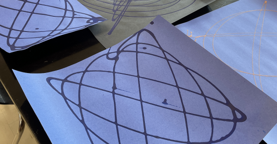 Pendulum Painting for High School Physics