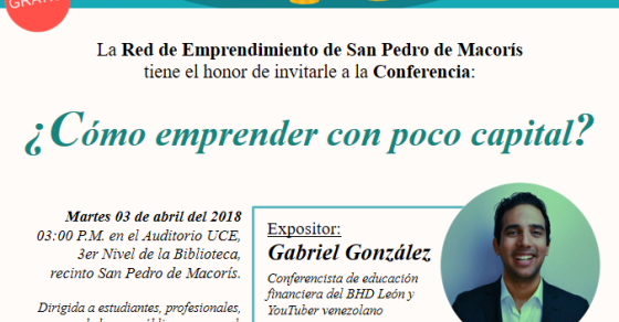 Conferencia ¿Cómo emprender con poco capital?