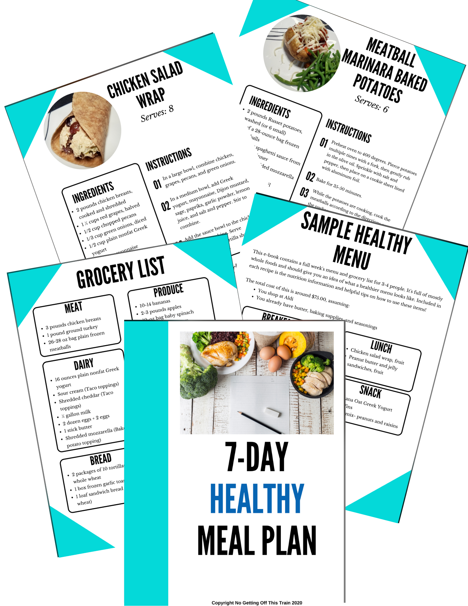FREE One Week Healthy Meal Plan FREE One Week Healthy Meal Plan
