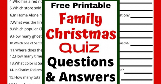 Fun Christmas Trivia Questions & Answers for Kids
