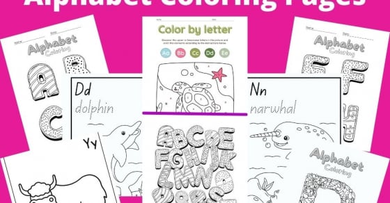 Free Alphabet Coloring Worksheet Printables