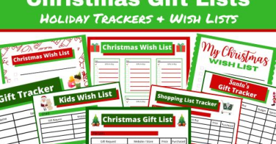 Best Free Printable Christmas Gift List Trackers